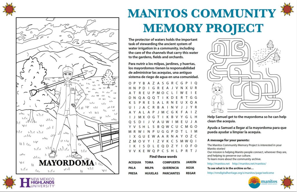 Mayordoma Worksheet - Manitos Project