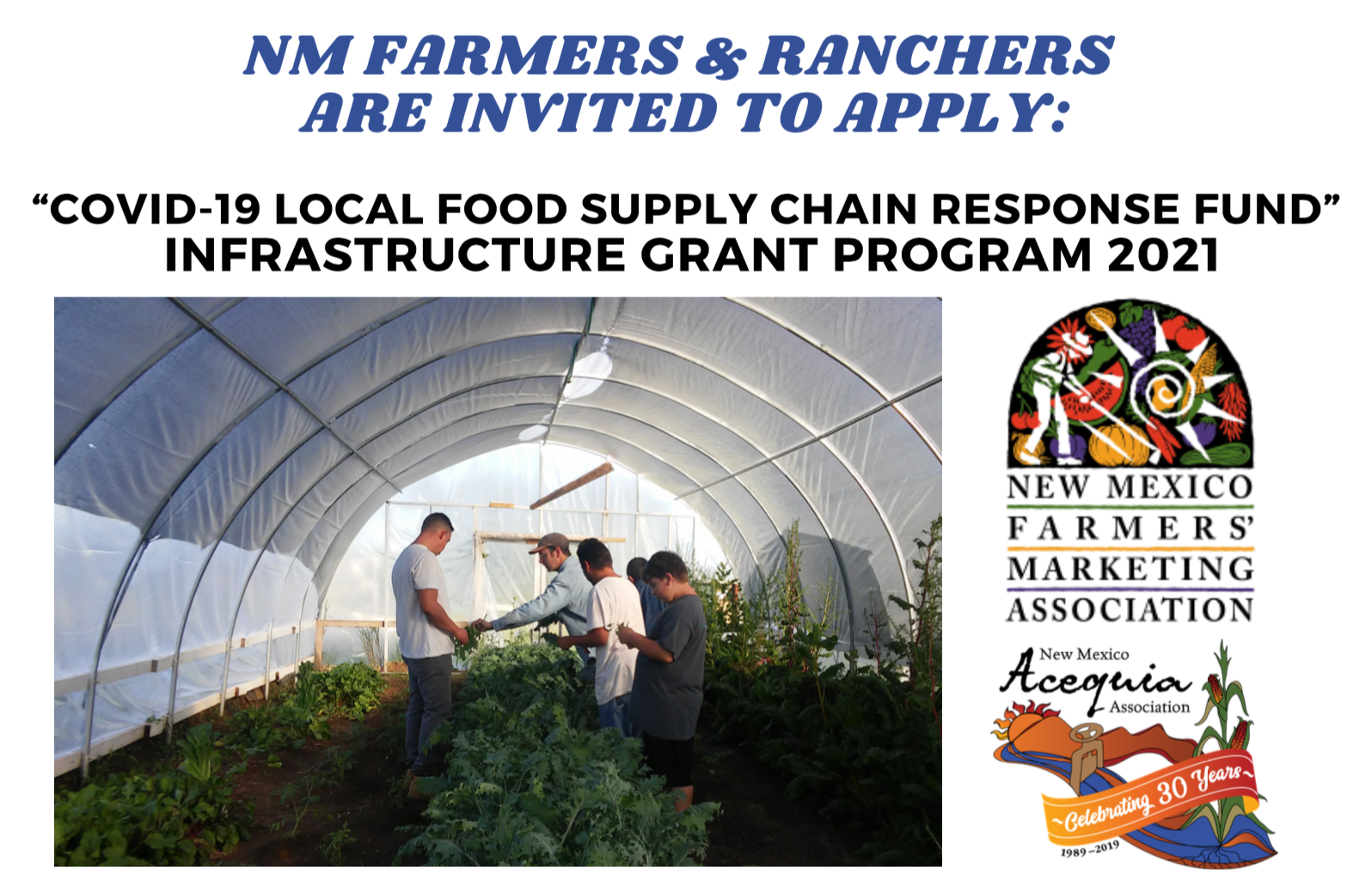 APPLY: Farmer/Rancher Infrastructure Grant Program - New Mexico Acequia ...